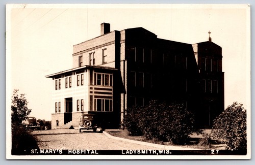 Ladysmith Wisconsin~St Mary's Hospital~1946 RPPC | eBay