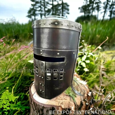 Black Knight Monty Python Helmet King Arthur Costume Holy Grail Xmas ...