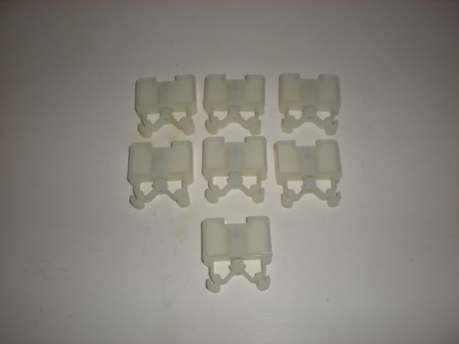 (LOT OF 7) ALLEN BRADLEY 1492-N47 1492 N47 END ANCHOR TERMINAL BLOCK ...