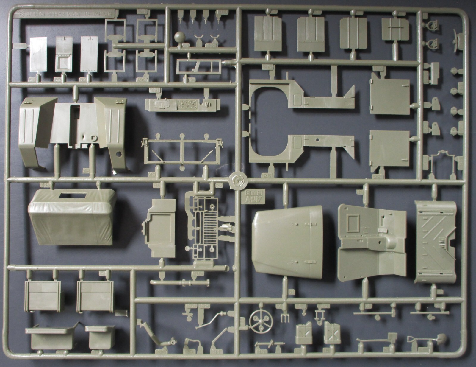 AFV Club 1/35th Scale M35A2 Cargo Truck - Parts Tree B from Kit No ...