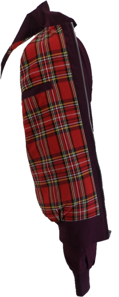 Relco Mens Deep Burgundy Retro Mod Scooter Jacket | eBay UK