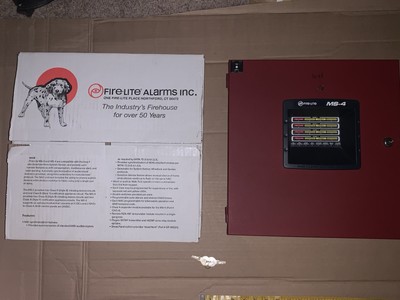 Fire Lite Ms-4 Fire Alarm Control Panel With Box | eBay