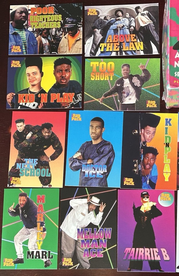 1991 Pro Set Yo! MTV Raps Cards Sealed Box 36 Packs! Plus 24 ‘Rap Pack ...
