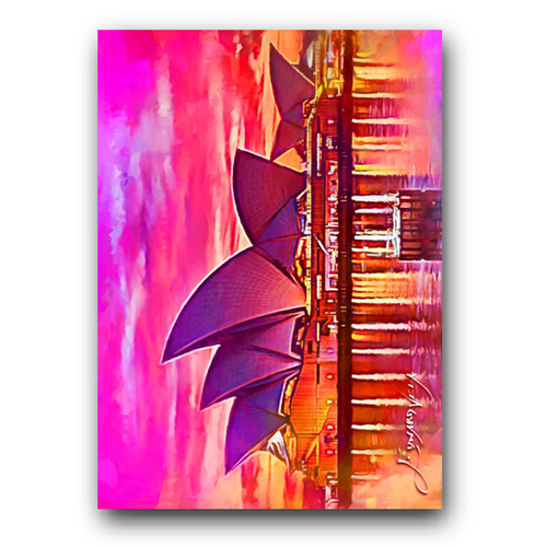 Syndey Opera House #2 Art Card Limited 21/50 Edward Vela Signed ...