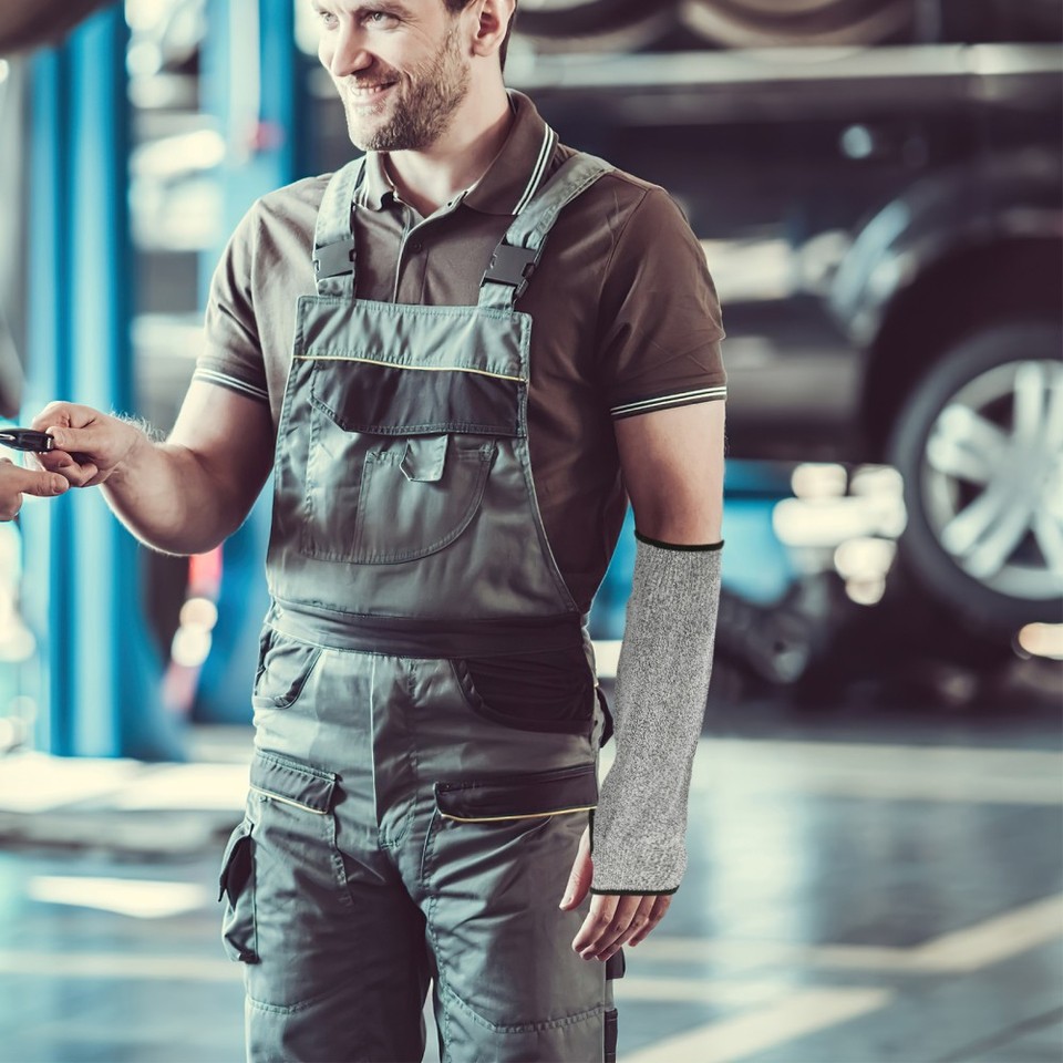 Arm Guards for Work Mechanics Protectors Security Sleeve Oversleeve ...