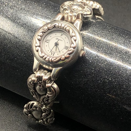 Brighton Womens Florence Silver Toggle Bracelet Watch W/ New Battery ...