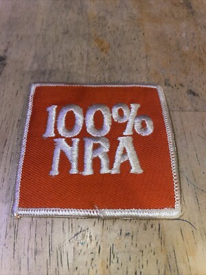 Vintage NRA Patch National Rifle Association "100% NRA" 3" x 3" New | eBay