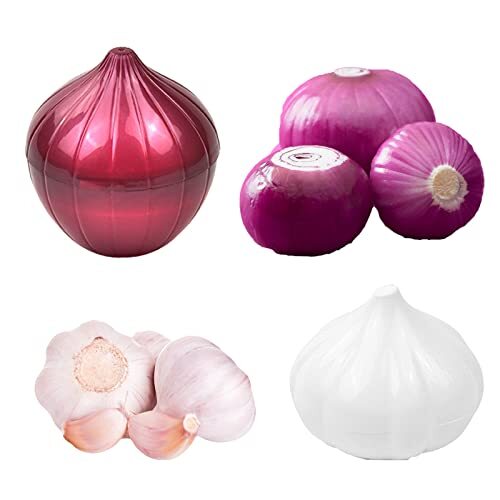 5pcs Plastic Vegetable Storage Box Lemon Onion Tomato Green Pepper And ...