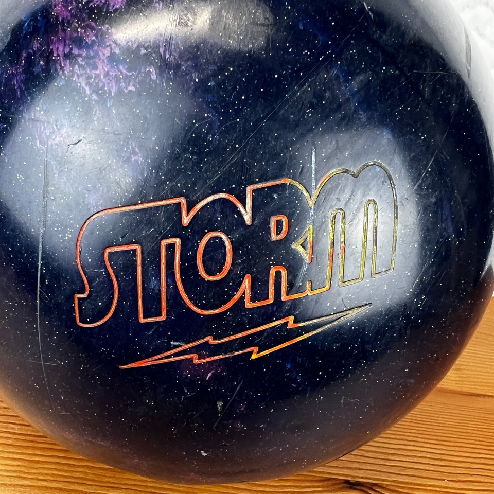 Vtg Storm Eraser Boost PBT Bowling Ball Yellow Dot 13 lbs | eBay