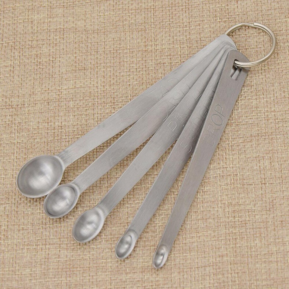 5Pcs Steel Mini Set Dash Pinch Smidgen Norpro Measuring Spoons ~hot ...