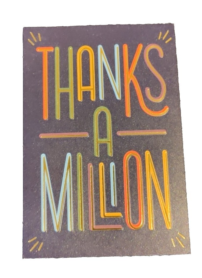 A Million Thanks Logo