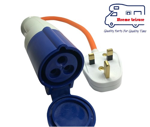 Caravan Motorhome Hook Up Adapter 230V UK Mains Conversion Plug ...