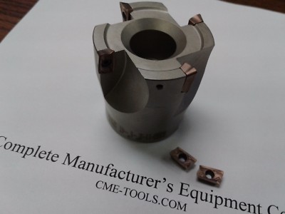 2" 90 degree indexable face mill, shell mill Sandvik R390-11T308 #506 ...