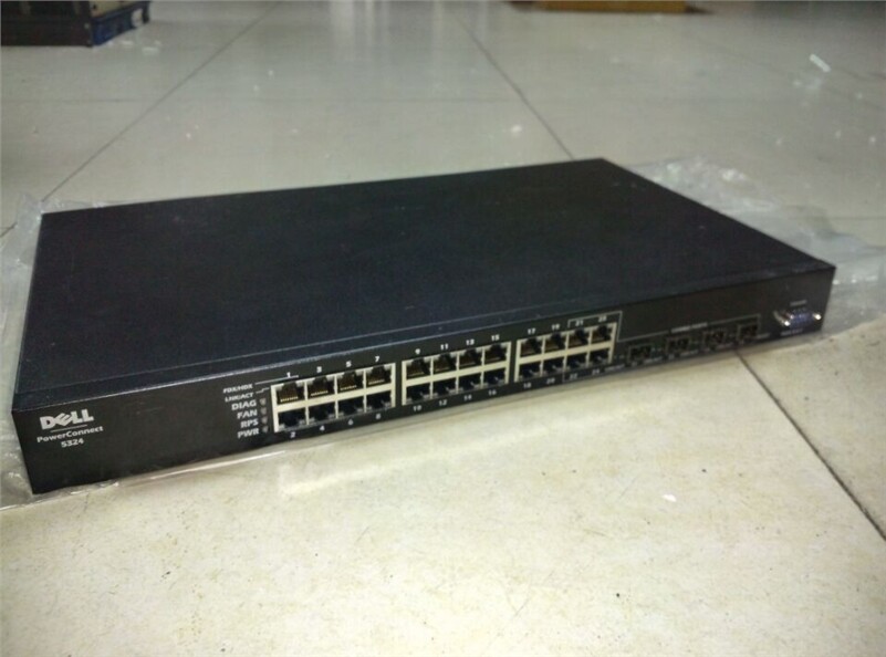 Used Dell Powerconnect 5324 24 Port Gigabit Ethernet Managed Switch ...