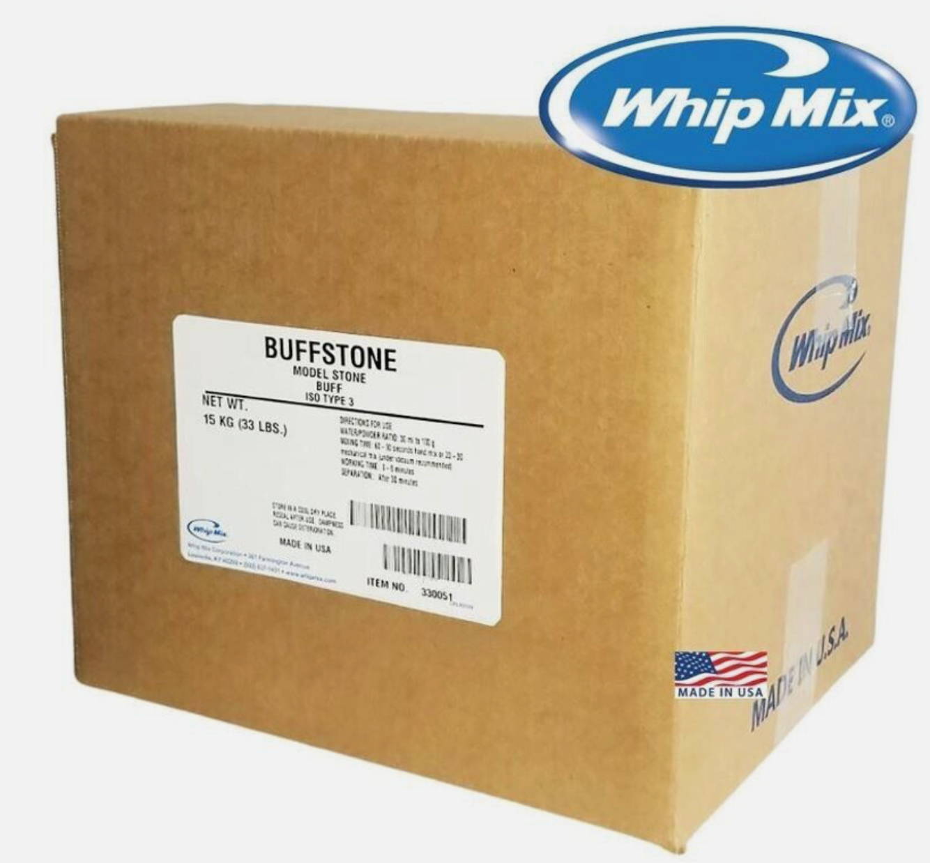 Whip Mix BuffStone Model Stone ISO Type 3 Buff 33 LBS 330051 | eBay