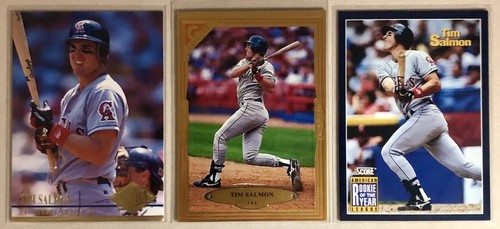 Tim Salmon (3 Cards) 1994 Score Rookie of the Year ‘97 Gallery ‘94 ...