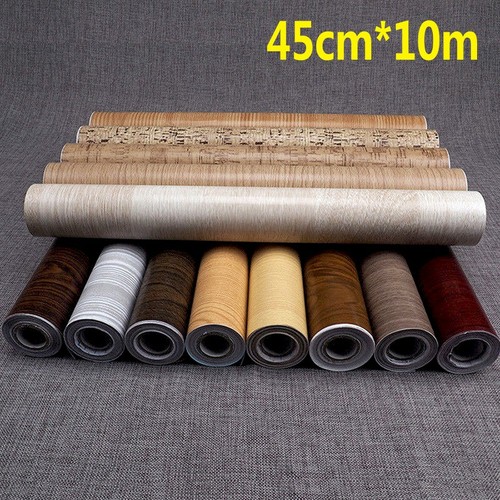 10M Wood Effect Self Adhesive Wallpaper Film Roll Stickers For ...