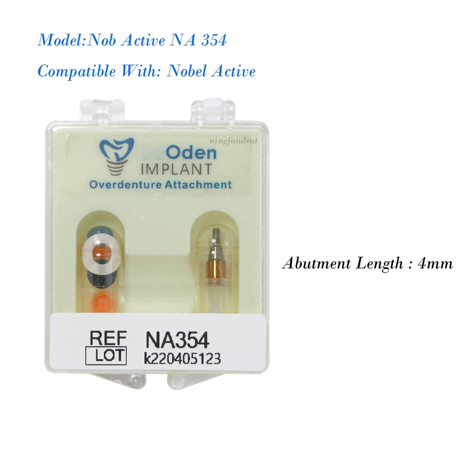 Dental Abutment Im Plant Extra Overdenture Male Caps For Nobel Active ...