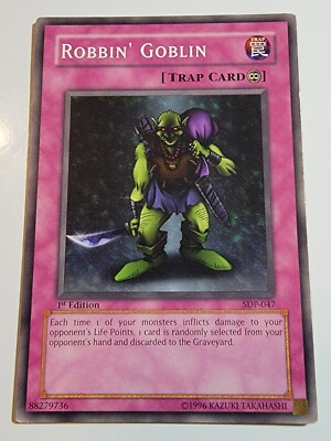 Robbin' Goblin SDP-047 Common 1st Edition Yu-Gi-Oh | eBay