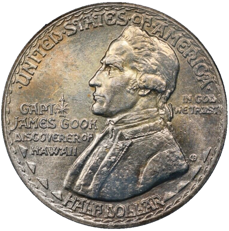 1928 HAWAIIAN COMMEMORATIVE HALF DOLLAR, PCGS MS-63 OGH PQ COIN! | eBay