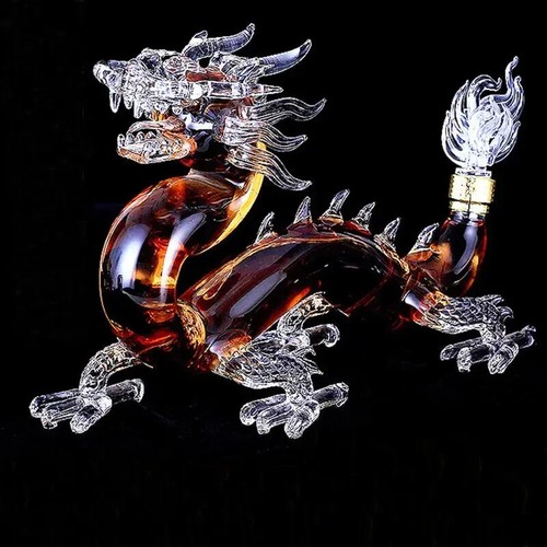 Dragon shaped Alcohol Bottle Barware whiskey decanter for Liquor Scotch ...
