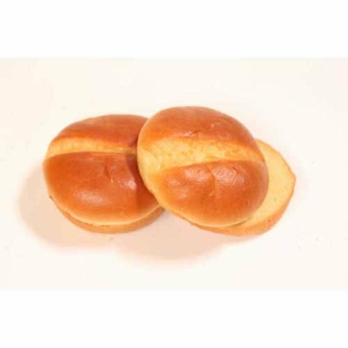 Rotella'S 3.5 Inch Frozen Brioche Split Top Bun (2.66 OZ, 48 Per Case ...
