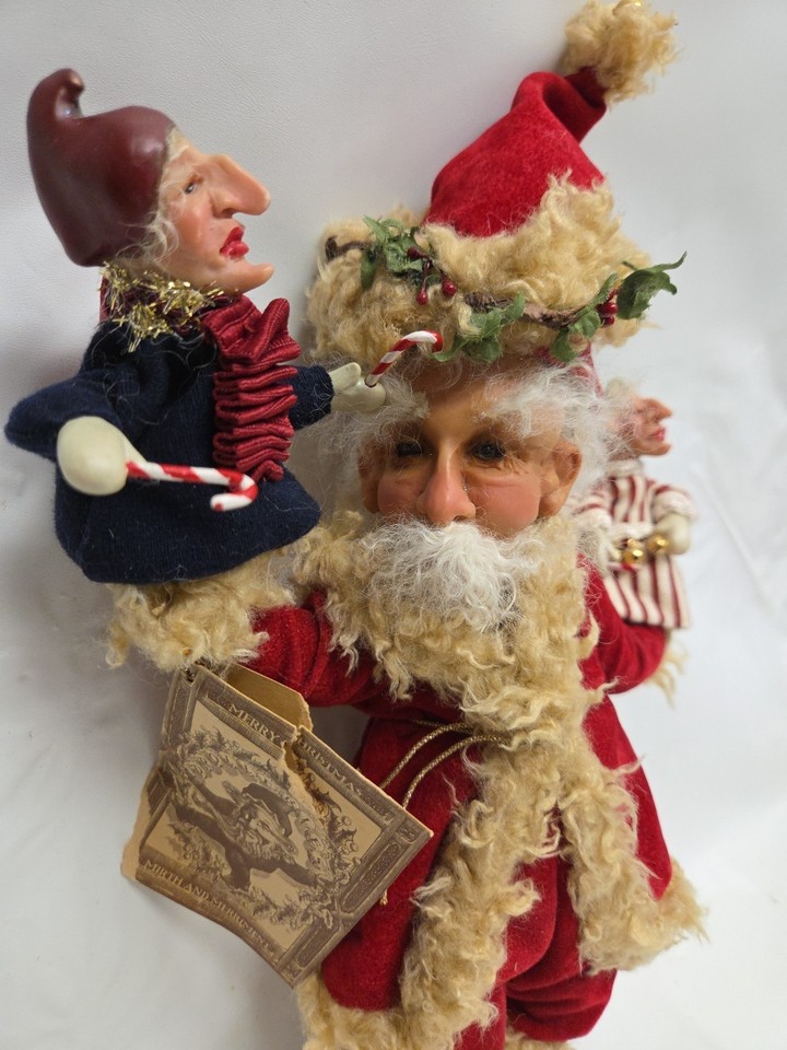 Demdaco Drolleries Puppet Theater By Deborah Henderson Christmas Santa ...