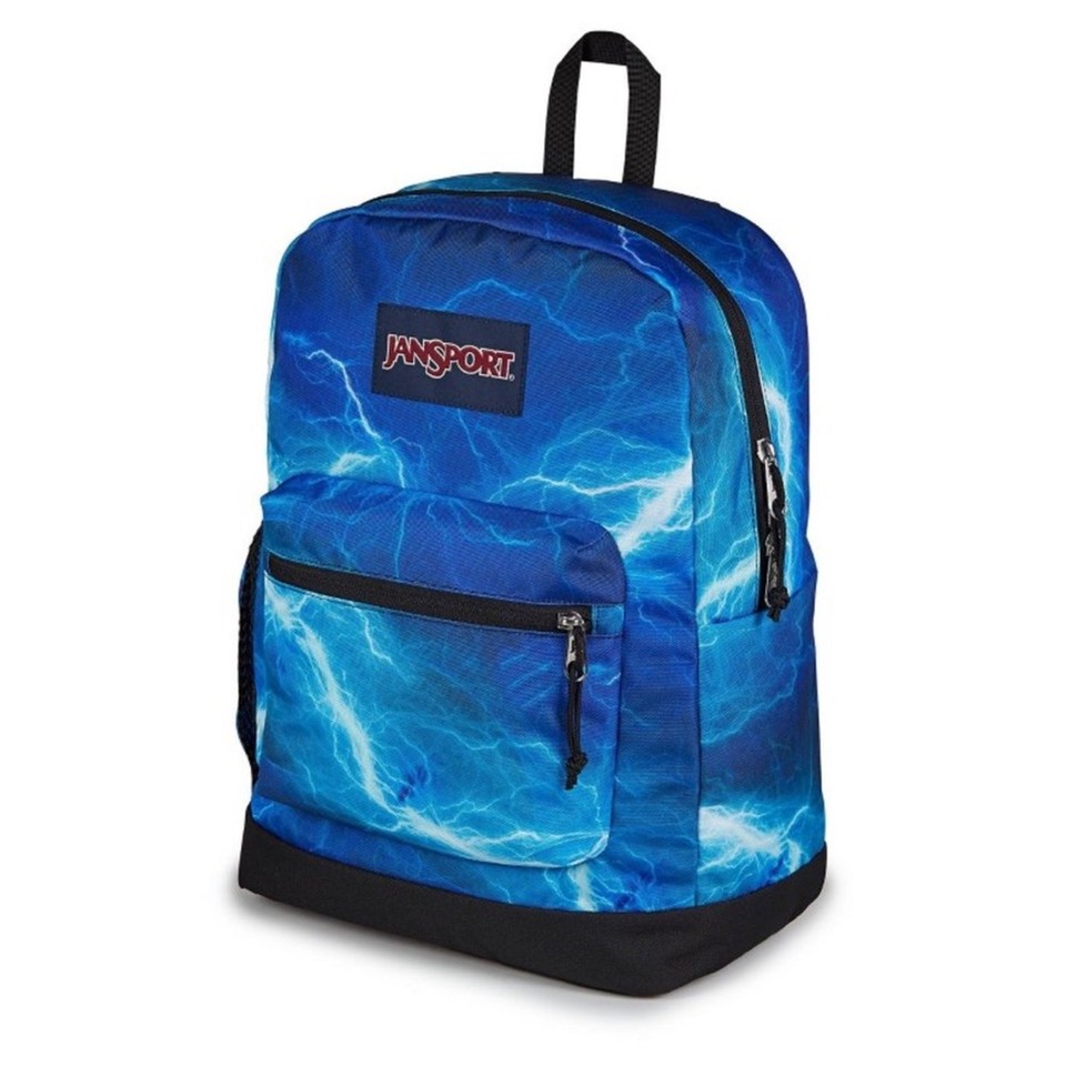 🆕JanSport Cross Town Plus 17" Electric Bolts Backpack | eBay