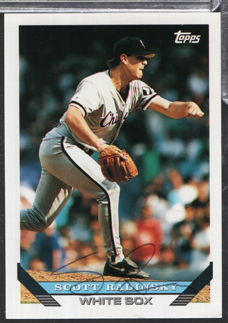 Scott Radinsky White Sox Autographed 1993 Topps #550 w/COA ...