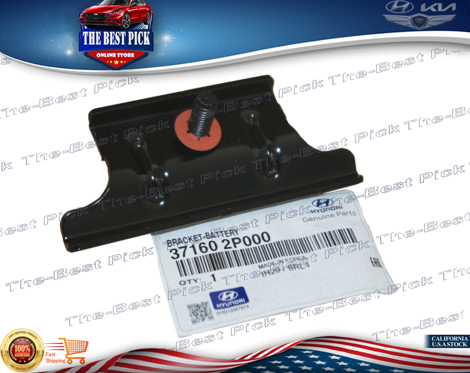 ⭐GENUINE⭐ Battery Hold Down Tie Bracket Clamp For Hyundai/Kia ...