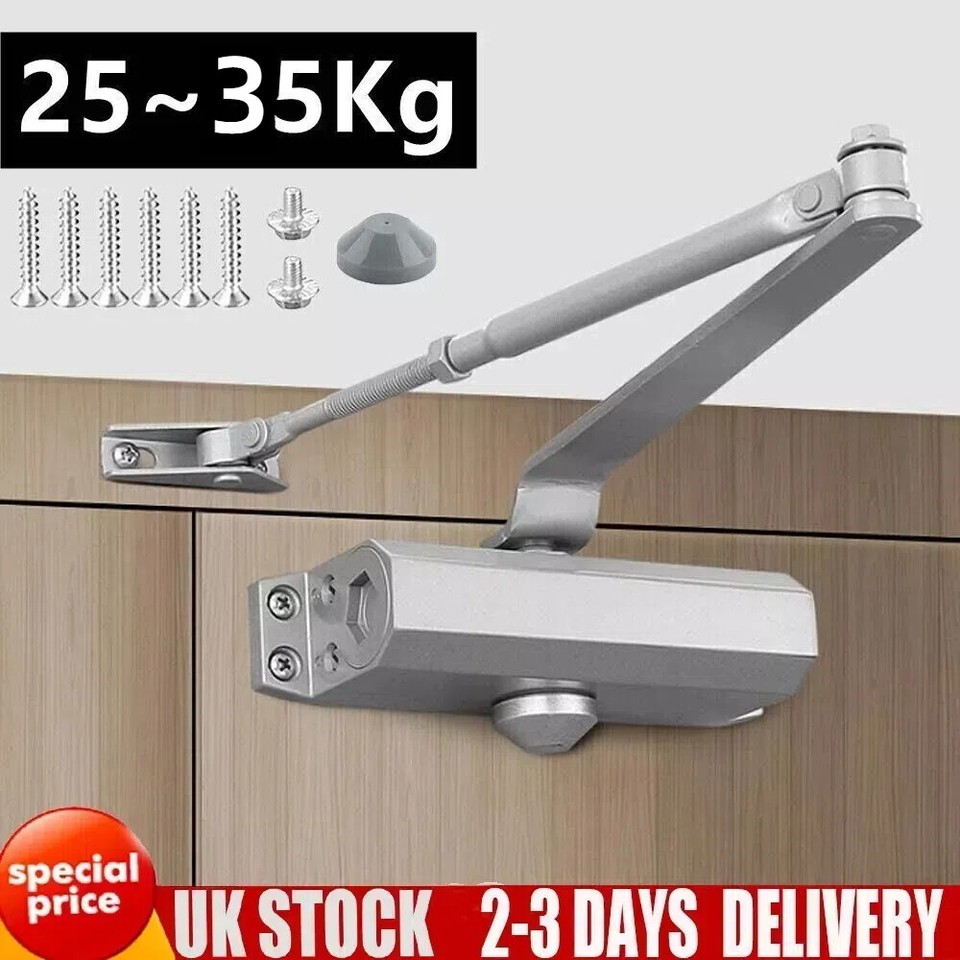 25-35KG Heavy Duty fire rated Overhead Door Closer Opener Adjustable ...