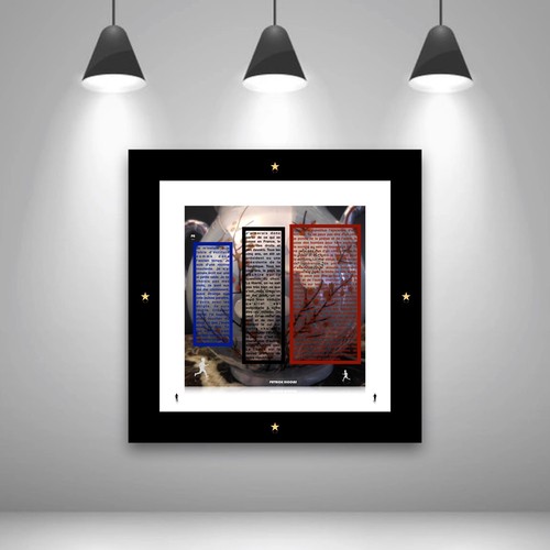 2022.106 Patrick Nicolas Pop Art Deco Digital Composition Paper Metal ...