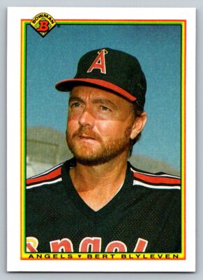 1990 Bowman #285 Bert Blyleven California Angels | eBay
