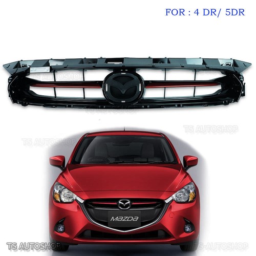 GENUINE MAZDA 2 2015 - RIGHT RADIATOR GRILL GARNISH - RED DA6J-50-B4XB62 for sale online | eBay