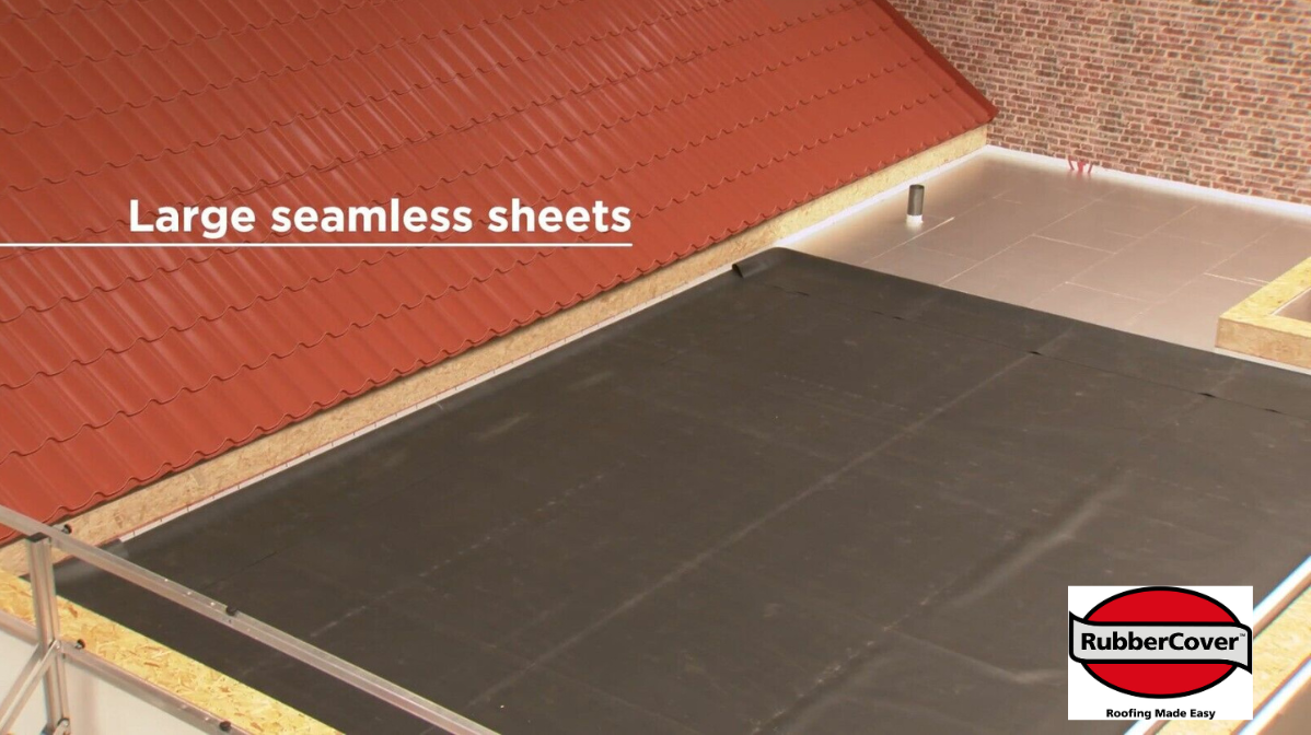 Rubber Roofing Kit for Flat Roofs 1.14mm EPDM Membrane & Trims/Adhesive ...