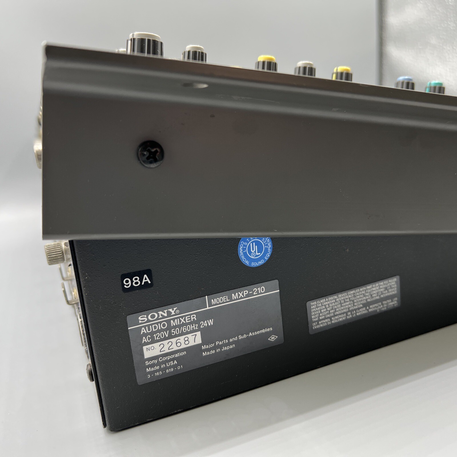 Sony Mxp-210 8 Channel Audio Mixer Studio Broadcasting for sale online ...