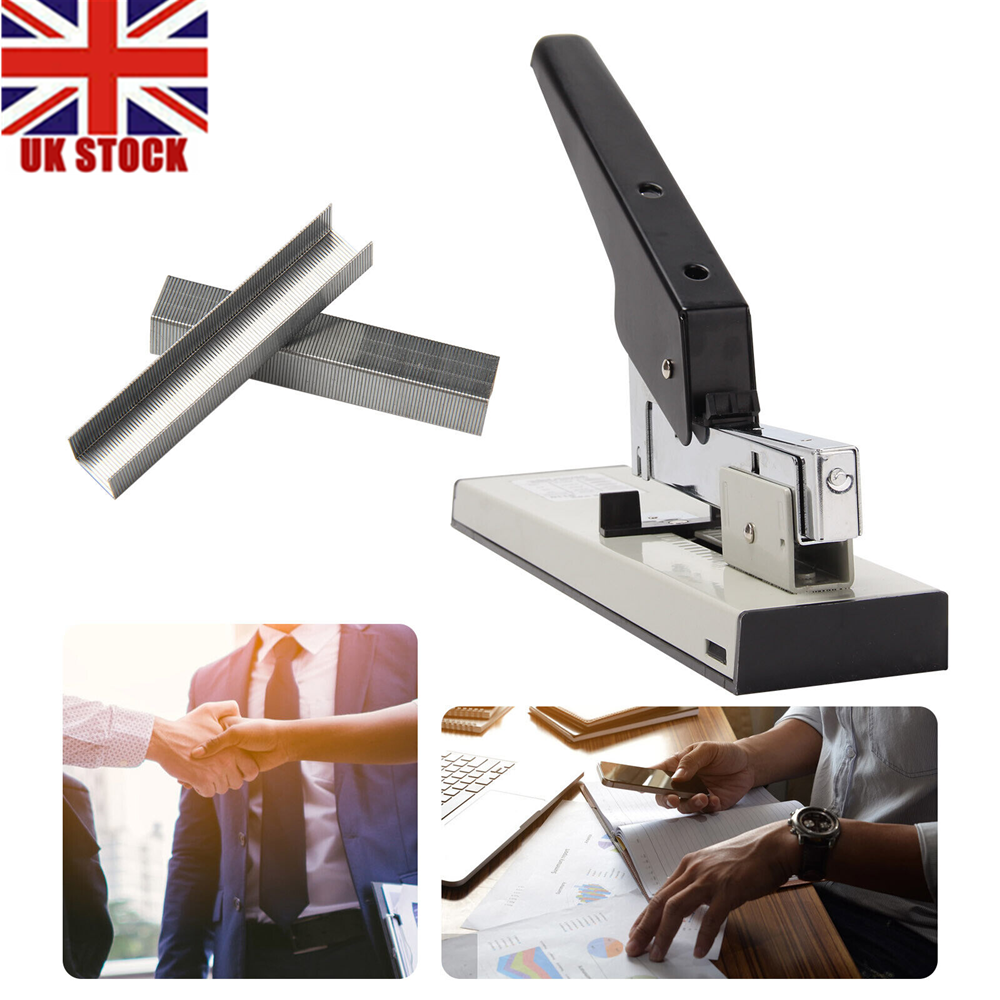 Heavy Duty Home Office Stapler 100 Sheets Capacity Document Paper ...