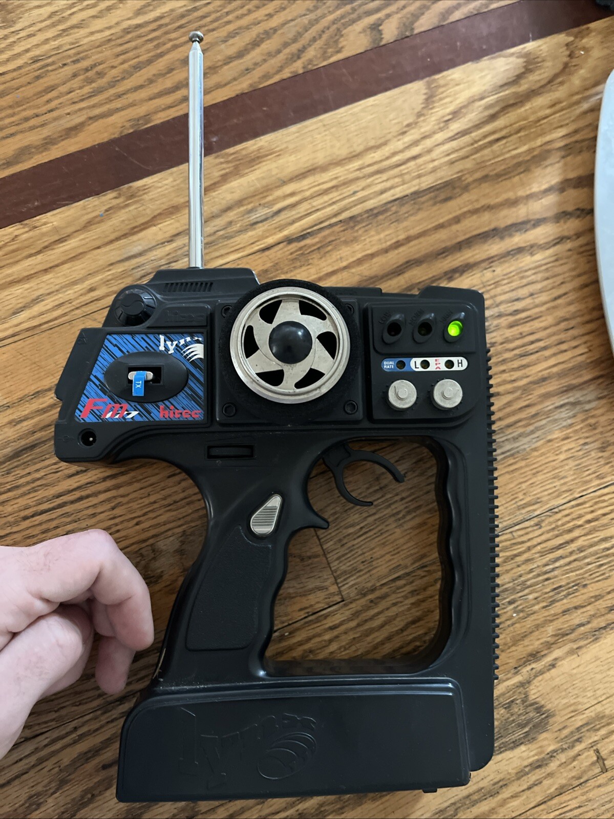 HiTec Lynx Transmitter 2 Channel RC Pistol Radio Control System Vintage ...