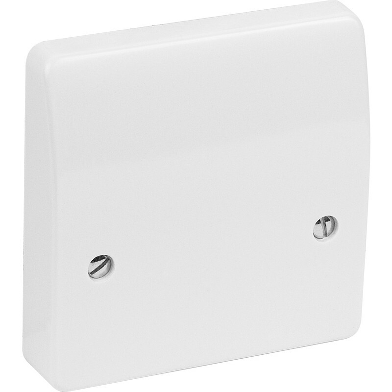 Cooker Outlet Plate Connection Cover White Blank Front 45A Oven Hob ...