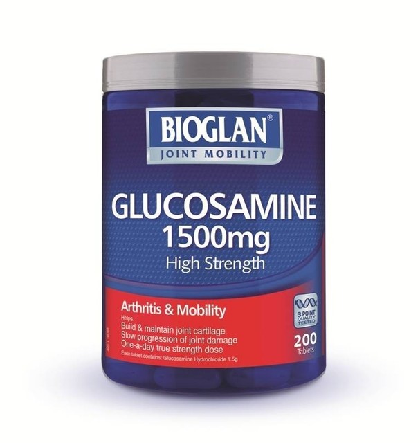 Bioglan Superflex Glucosamine 1500 for Arthritis Relief 200 Tablets7 ...