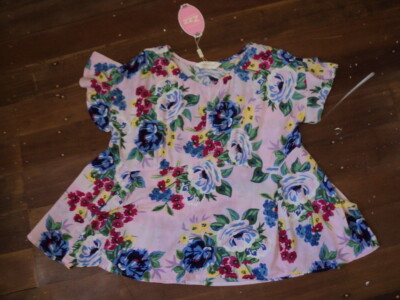 peter alexander top floral vintage rayon oversize XS ( better fit a 12 ...