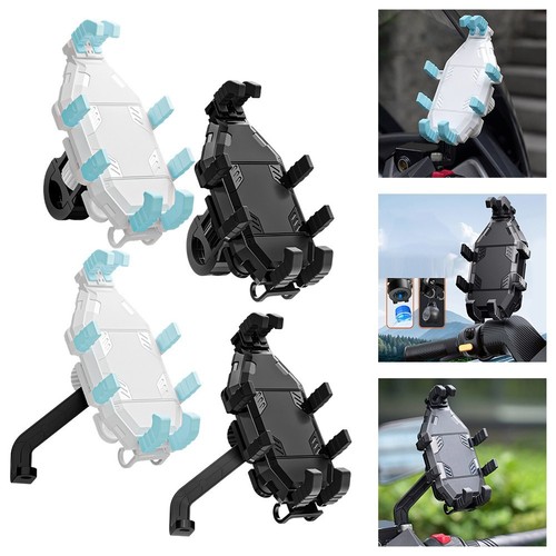 Support T??l??phone Moto avec Poign??e S??curis??e et Bras Amortisseur ...