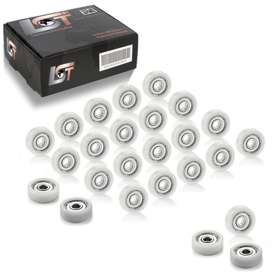 20x Rolls Guide Roll Rollers Ball Bearing Universal 24/6/9mm | eBay ...