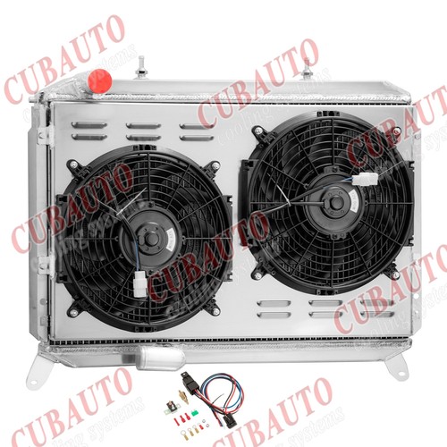 4 Row Radiator Shroud Fan Fits 1984-1988 Nissan 300ZX Z31 VG30 3.0L V6 ...