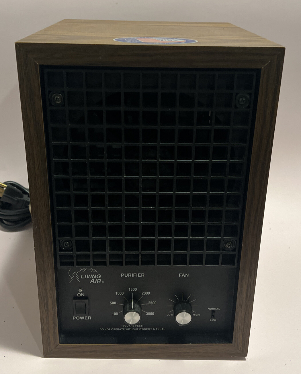 Living Air XL-15 HEPA Wood Air Purifier - TAN - Untested 610373630027| eBay