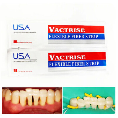 2 Pcs Dental Material USA Glass Splint Loose Tooth Fixation Strip Light ...