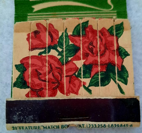 Vintage * FEATURE Matchbook~ 1950s ~REED's FLORIST~Clearwater Florida ...