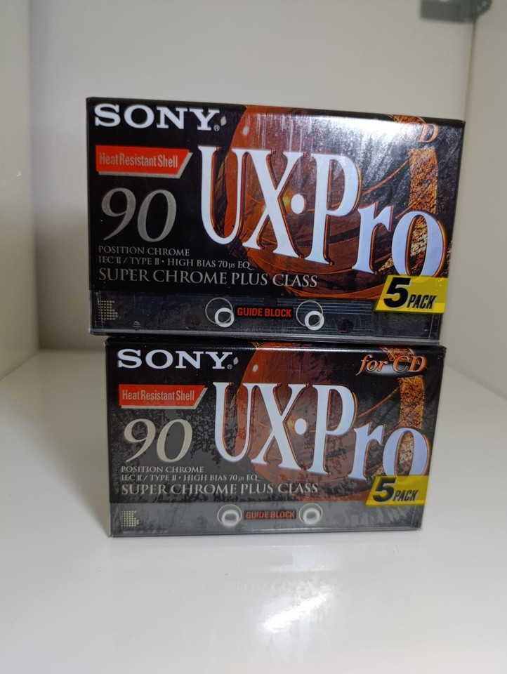 🔴⭐💫Lotto 10 x Sony UX Pro 90 1992 cassette kassette tapes chrome💫⭐🔴 | eBay