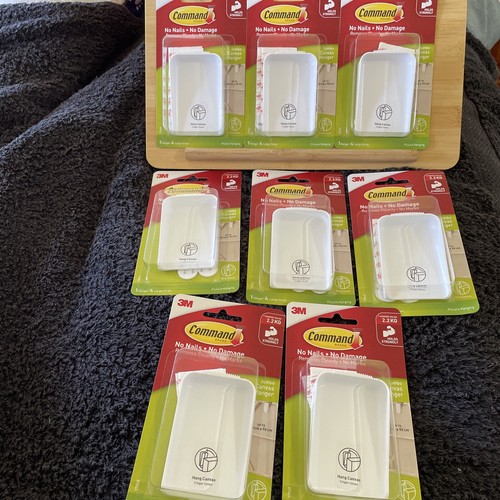 Command Jumbo Canvas Hanger, 1-Hook, 4-Large Strips (17045-ES) 1 Pack ...