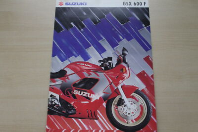 169018) Suzuki GSX 600 F Prospekt 199? | eBay